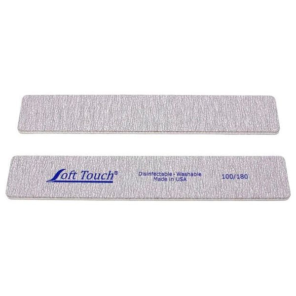 Soft Touch Jumbo Square Files - Zebra – Ogden Beauty Supply