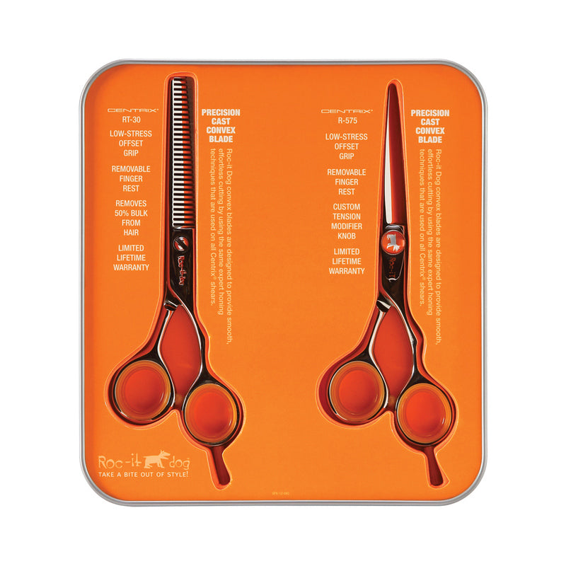 Centrix Roc It Dog Duo - R575 Shear + RT30 Thinning Shear – Ogden ...